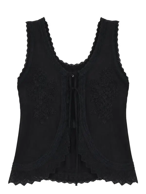 MUCHE & MUCHETTE Cannes Top - Black
