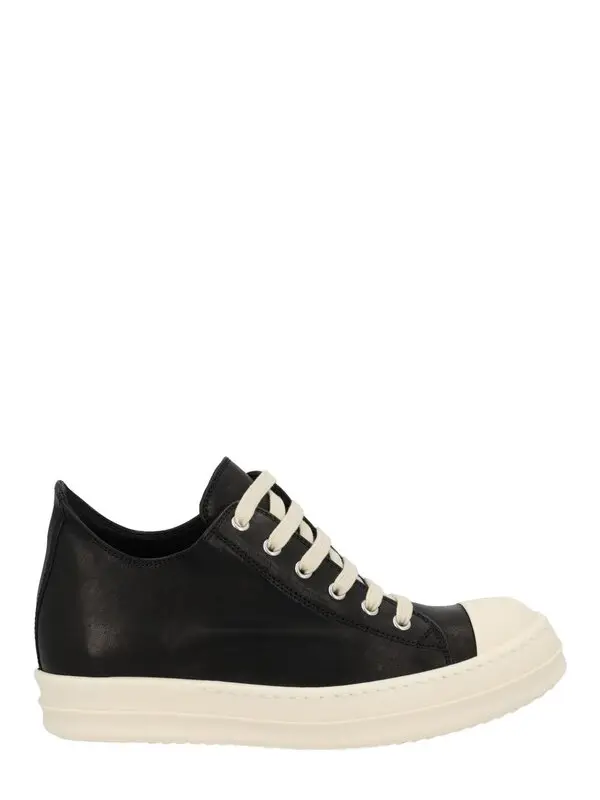 Rick Owens Lace Up Sneakers - Black