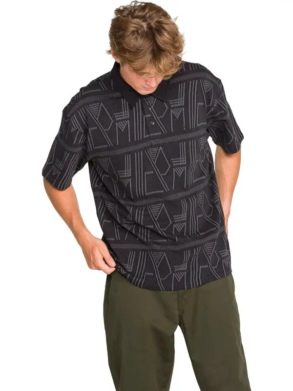 Volcom Stone Optix Polo - Black