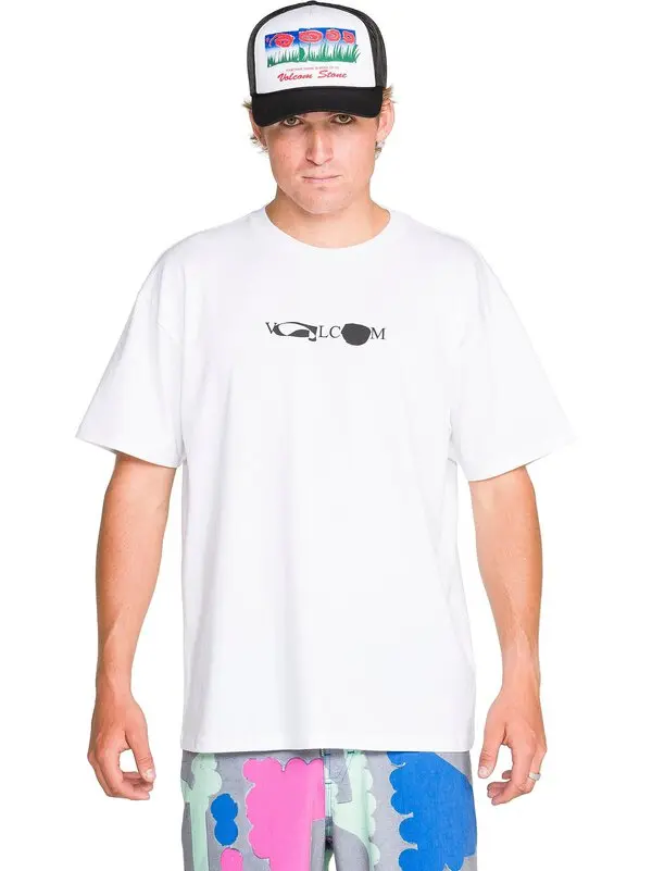 Volcom Featured Artist Head Check Short Sleeve Tee - White