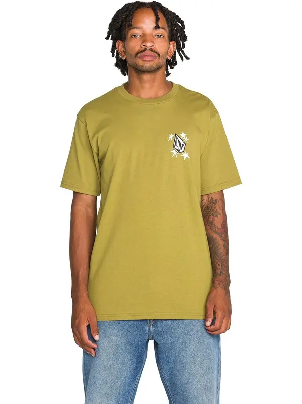 Volcom Alive We Ride Short Sleeve Tee - Olive
