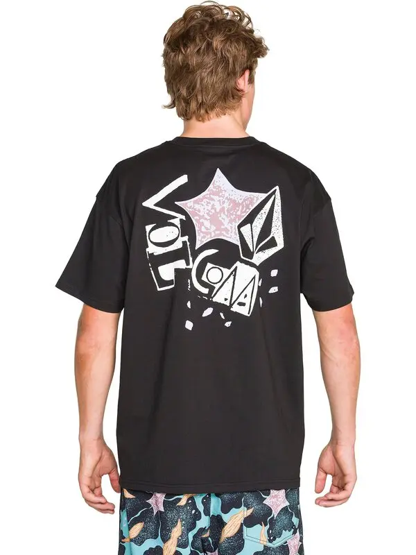 Volcom Concrete Jungle Short Sleeve Tee - Black