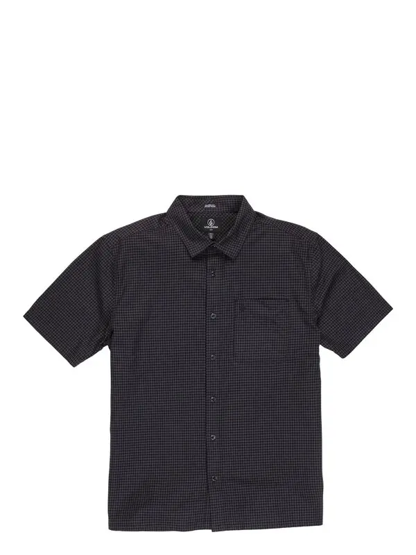 Volcom Glasnow Short Sleeve Shirt - Black