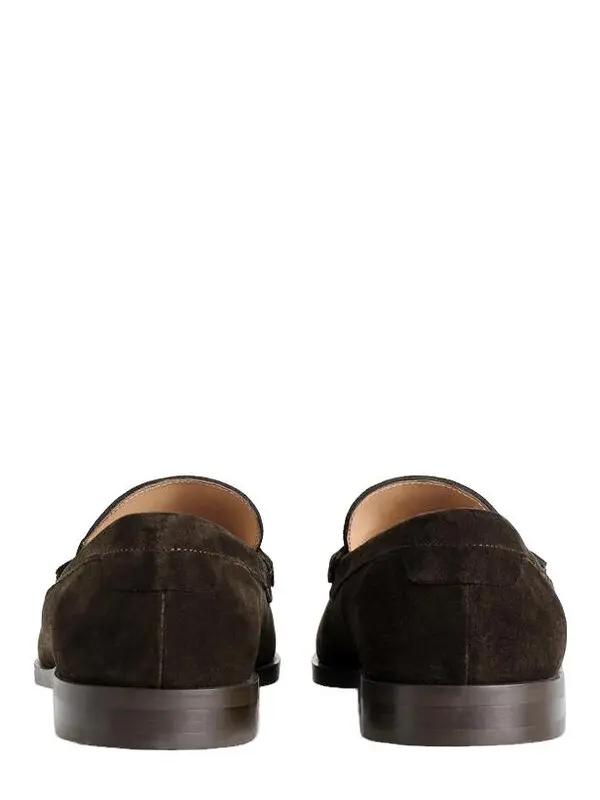 Cos Suede Penny Loafers - Brown