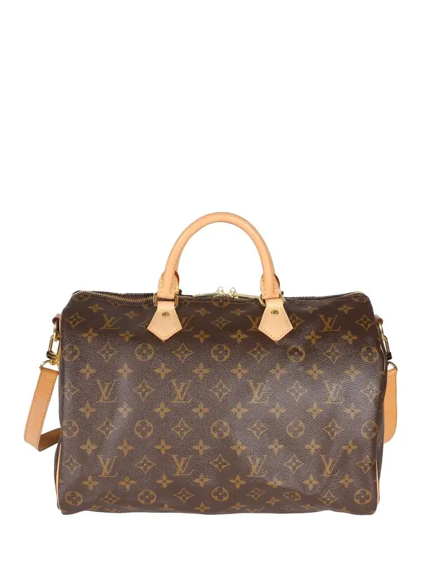 LOUIS VUITTON Monogram Canvas Speedy Bandouliere 35 - Brown