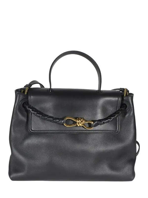 Bottega Veneta Silky Calfskin Ciao Ciao Bag - Black