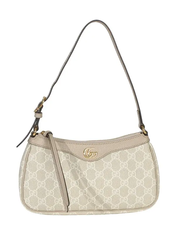 Gucci Gg Supreme Canvas Ophidia Shoulder Bag - Neutral