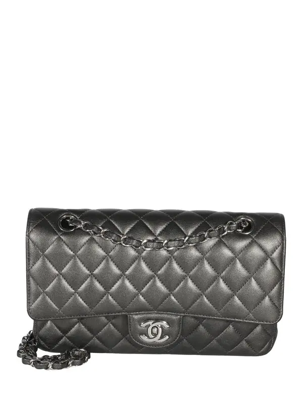 Chanel Quilted Lambskin Classic Double Flap Bag - Metallic