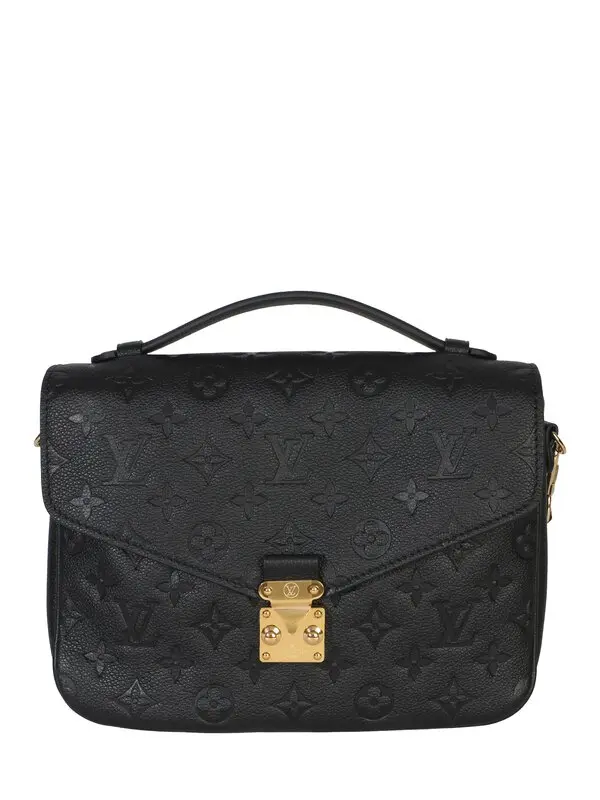 LOUIS VUITTON Monogram Empreinte Pochette Métis - Black