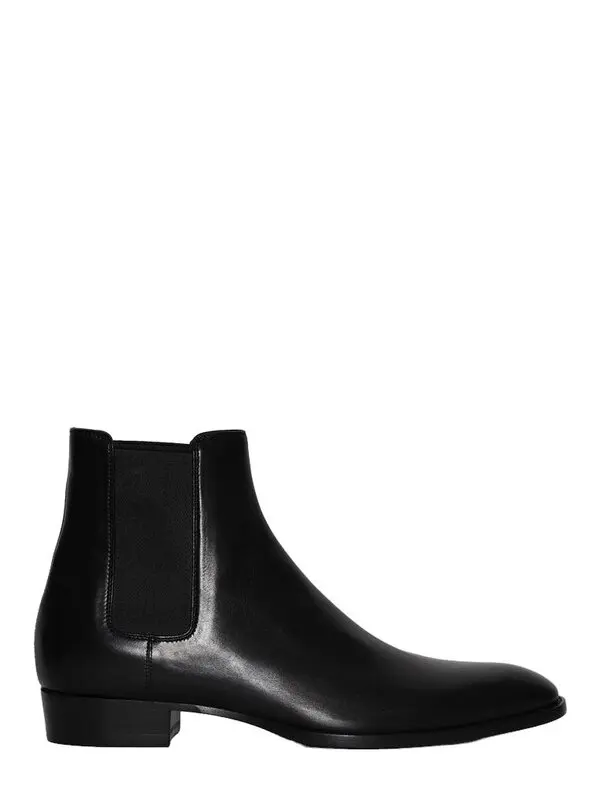 Saint Laurent Wyatt Chelsea Boots - Black