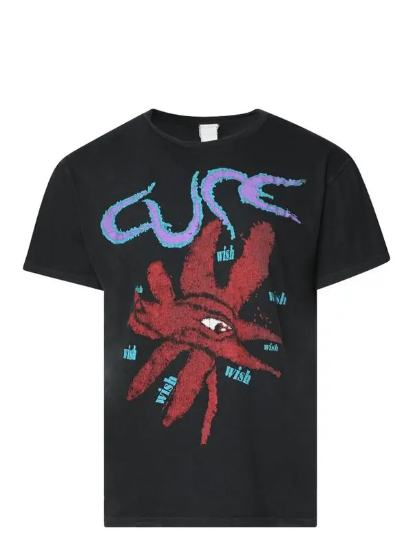MadeWorn The Cure 90s Crew Tee Coal - Black