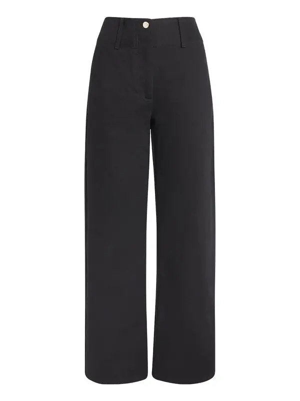 Claudie Pierlot High-rise Wide-leg Jeans - Black