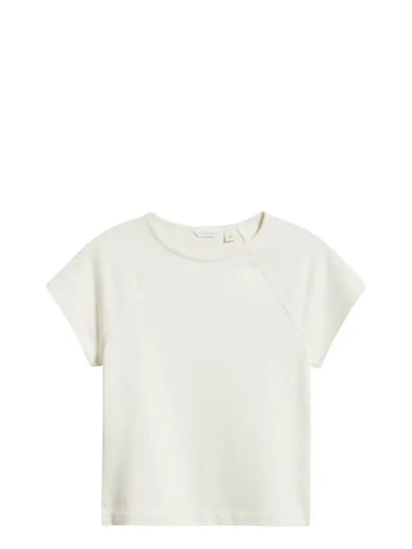 Caslon Short Sleeve Terry Sweatshirt - Ivory Cloud