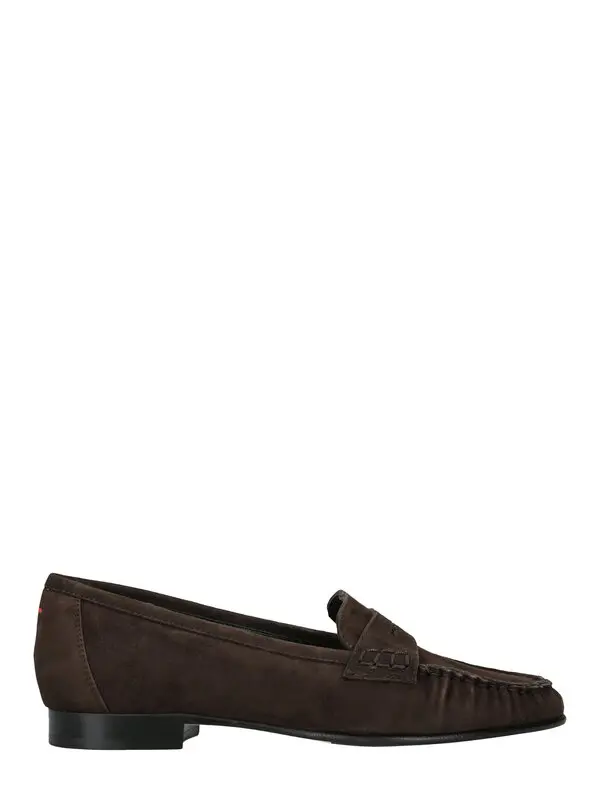 AeydĒ Suede Aldous Loafers - Brown