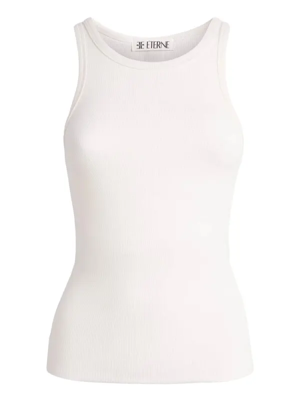 Eterne Ribbed Tank Top - Ivory