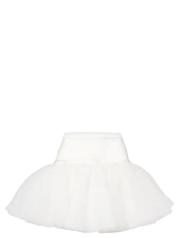 VIVIENNE WESTWOOD Bridal Joe Tulle Petticoat Mini Skirt - Ivory