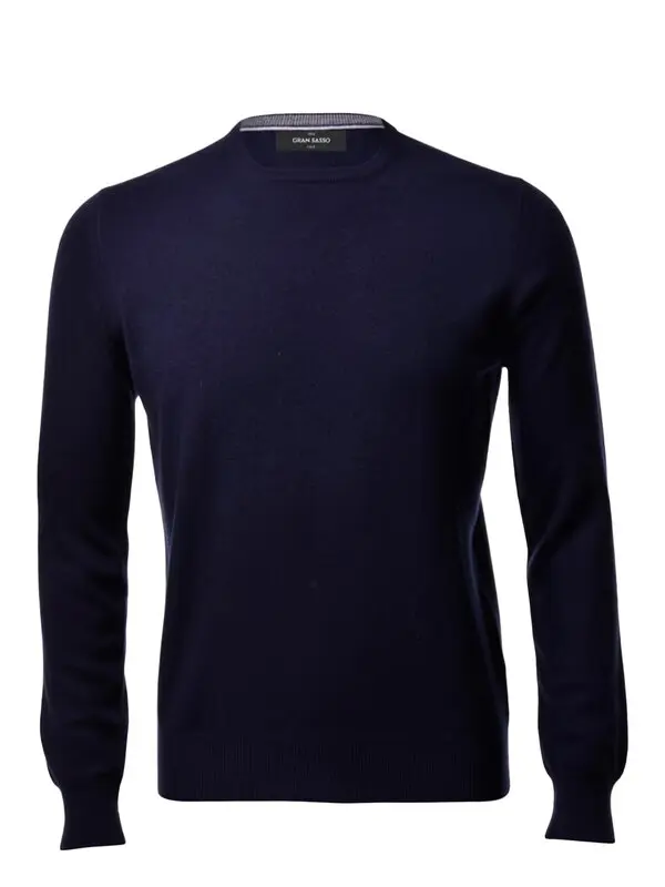 GRAN SASSO Crewneck Knitted Jumper - Black