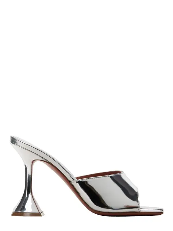 Amina Muaddi Lupita 95 High-heeled Sandals - Silver