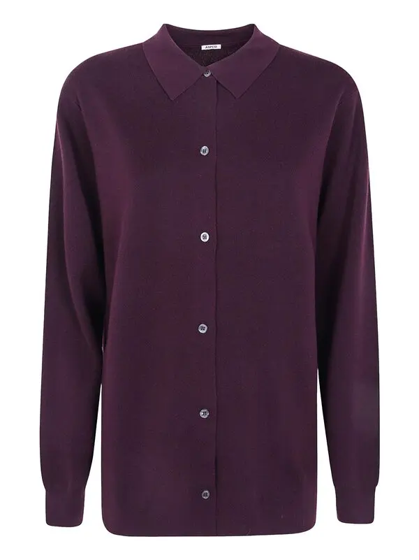 Aspesi Buttoned Polo Sweater - No
