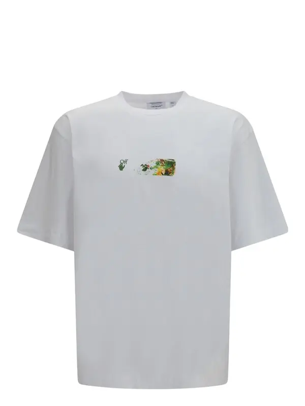 Off-White Spices Arrow Skate Crewneck T-shirt - White