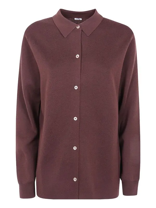 Aspesi Polo Collar Buttoned Cardigan - No