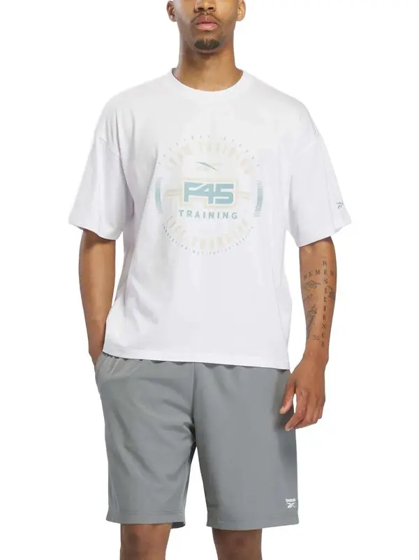 REEBOK X F45 Training Graphic T-shirt - White