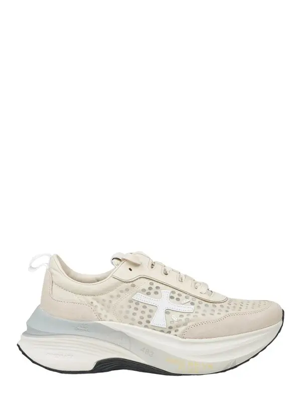 Premiata Hill" Sneakers - Beige