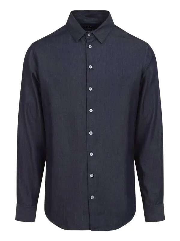 Giorgio Armani Cotton Shirt - Blue