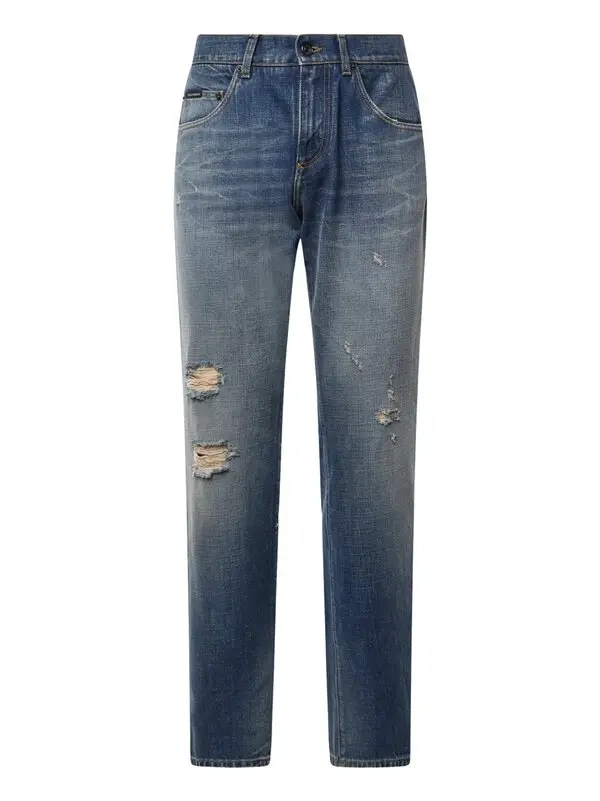 Dolce & Gabbana 100% Cotton Jeans - Multicolor