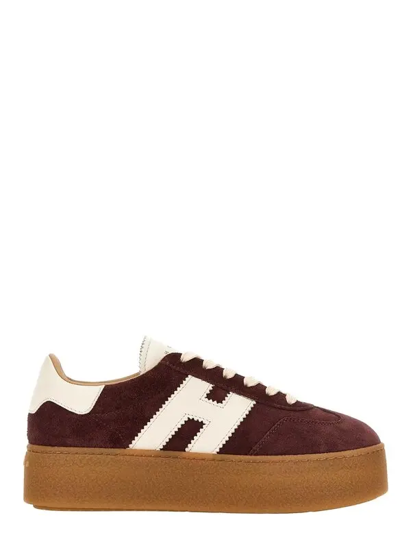 Hogan Luxury Calfskin And Mutton Leather Sneakers - R801+b013