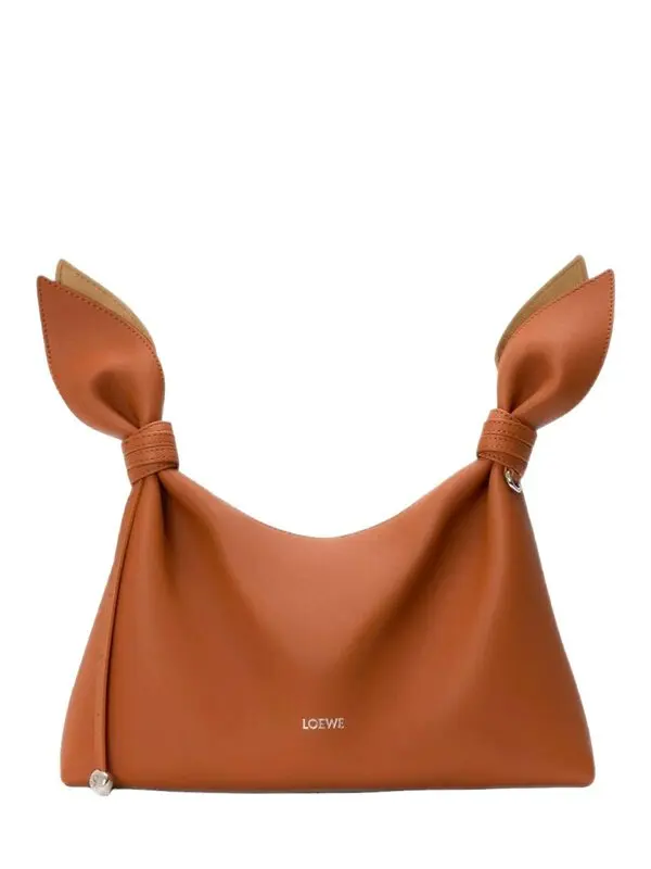 Loewe Scarf Medium Leather Shoulder Bag - Brown