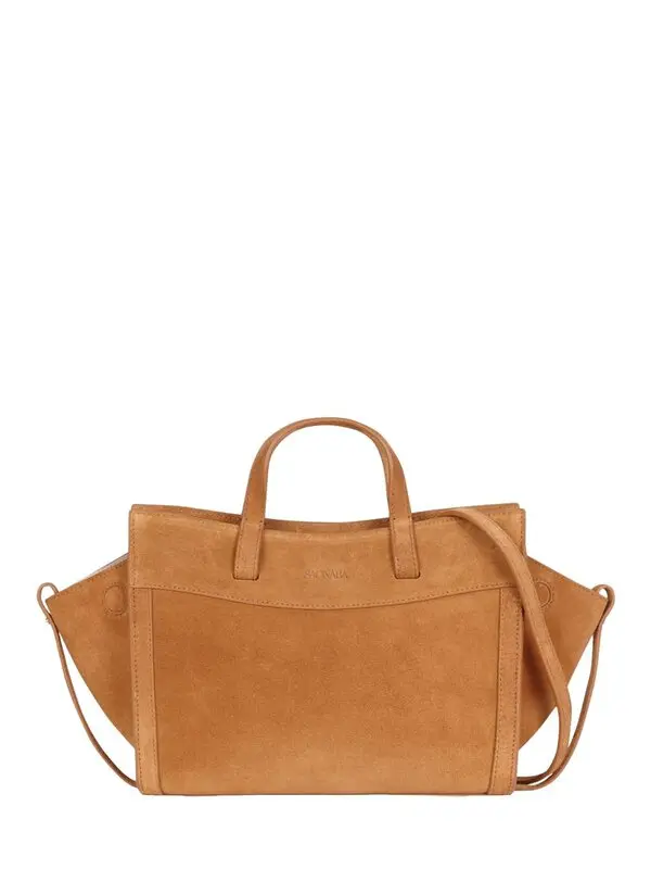 SAONARA BRAND Saonara Suede Mini Shopping Bag - Brown
