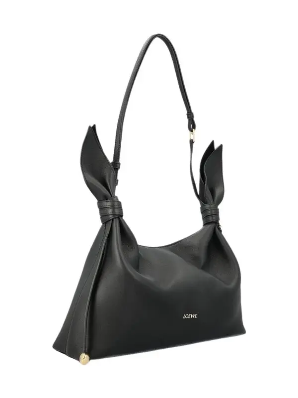 Loewe Leather Shoulder Bag - Black