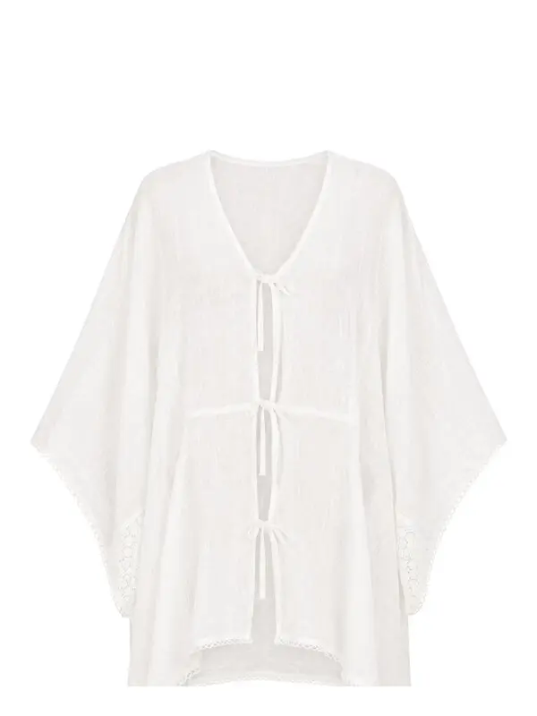 MUCHE & MUCHETTE Ishaan Kimono - White