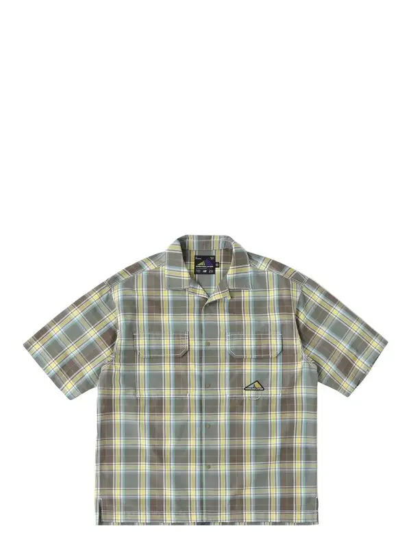 NEW BALANCE Mt1996 Short Sleeve Shirt Asia Sizing - Dark Moss