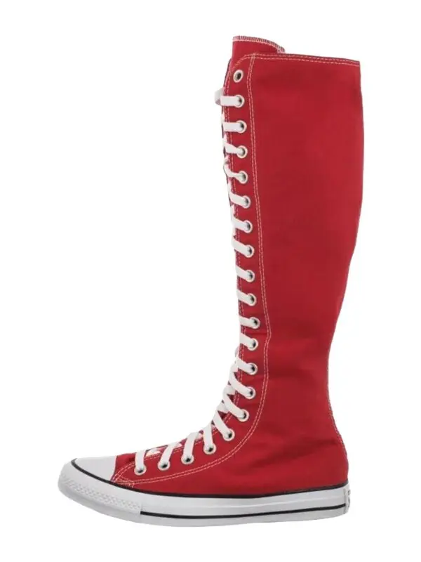 CONVERSE Chuck Taylor All Star Xxhi Lace-up Knee-high Sneakers - Red