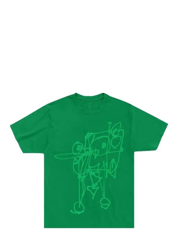 TRAVIS SCOTT X Spongebob Doodlebob T-shirt - Green
