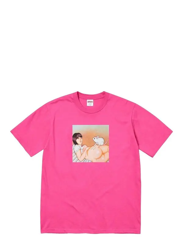 Supreme Mouse T-shirt - Fuchsia