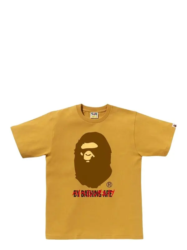 A BATHING APE Katakana Bathing Ape Tee - Yellow