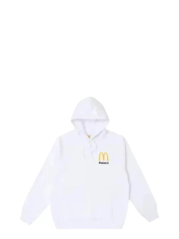 PALACE X Mcdonald's Logo Hoodie - White