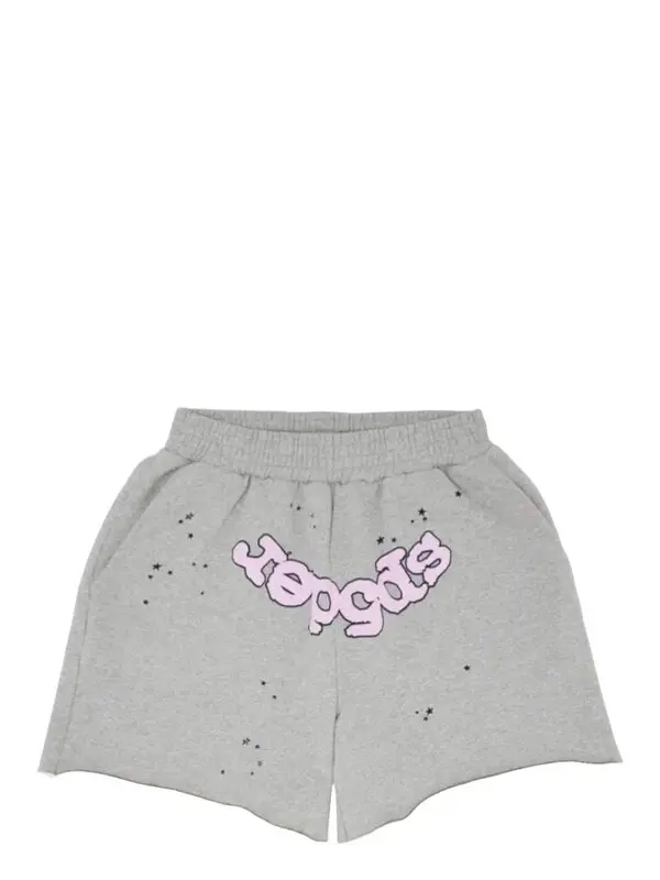 SP5DER Og Web Logo Sweatshorts - Heather Grey