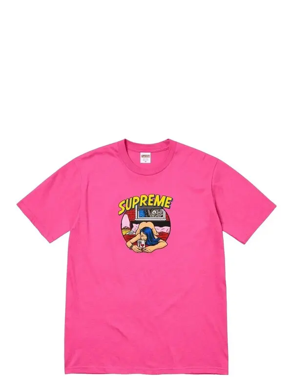 Supreme Bedroom T-shirt - Fuchsia