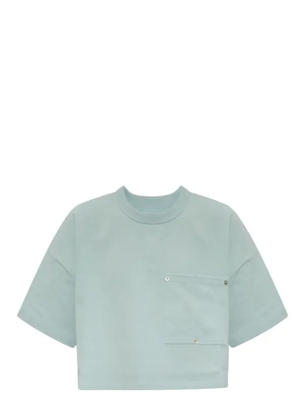 Bottega Veneta Cropped T-shirt With Pocket Detail - No