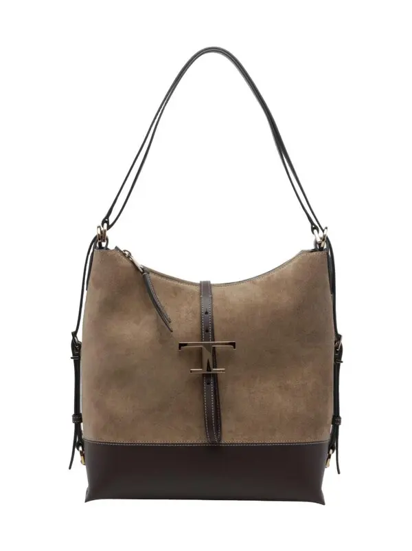 TOD'S Timeless Medium Shoulder Bag - Black