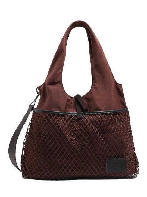 Bimba Y Lola Nylon Paper Bag - Chocolate