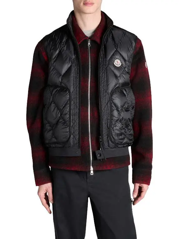 Moncler Erelia Diamond Quilted Down Vest - Black