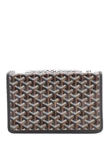 Goyard Alexandre Iii Shoulder Bag Coated Canvas Pm - Black