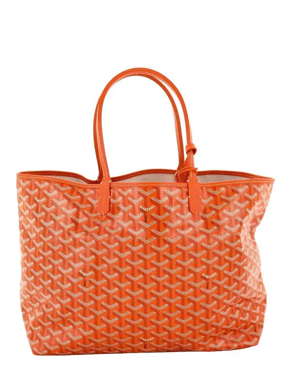Goyard Saint Louis Tote Coated Canvas Pm - Orange