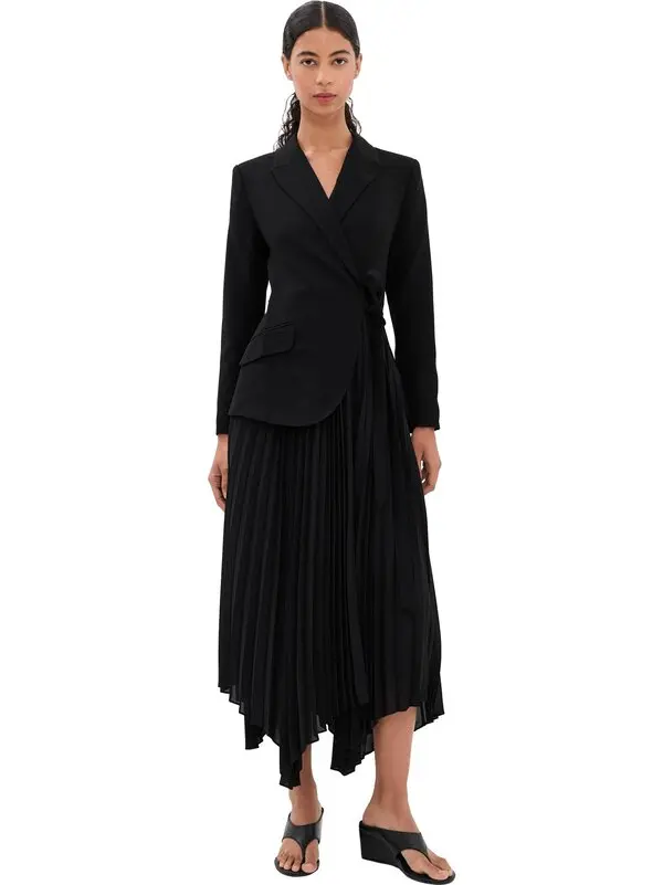 Simkhai Ambretta Combo Blazer Dress - Black