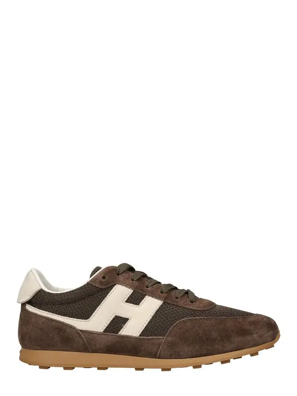 Hogan H669 Allacciato Suede Sneakers - Brown